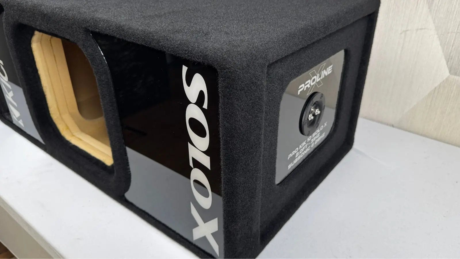 Kicker Solo X 10" Subwoofer Box - Professional Series Enclosure for Co